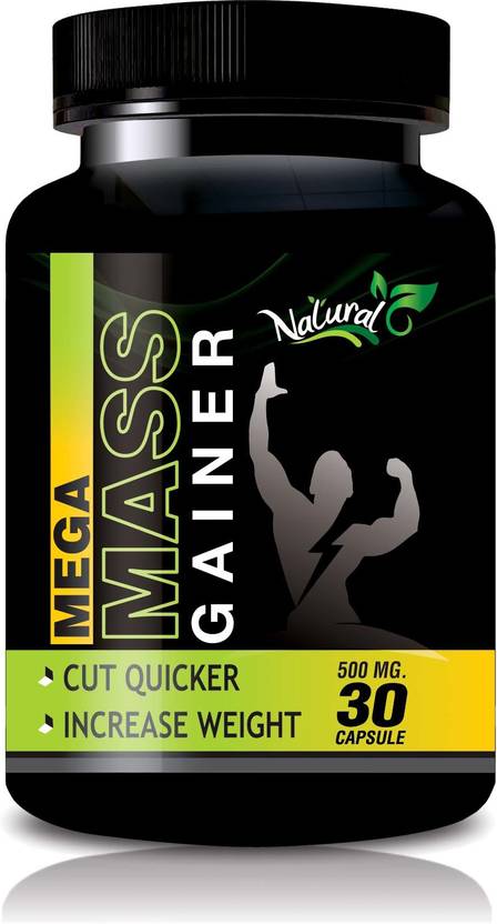 NATURAL Mega Mass Wellness Weight Gain Product, Muscles Gainer Protein ...