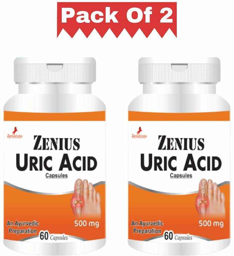 Zenius Uric Acid Capsule for Supports uric acid elimination. Price in ...