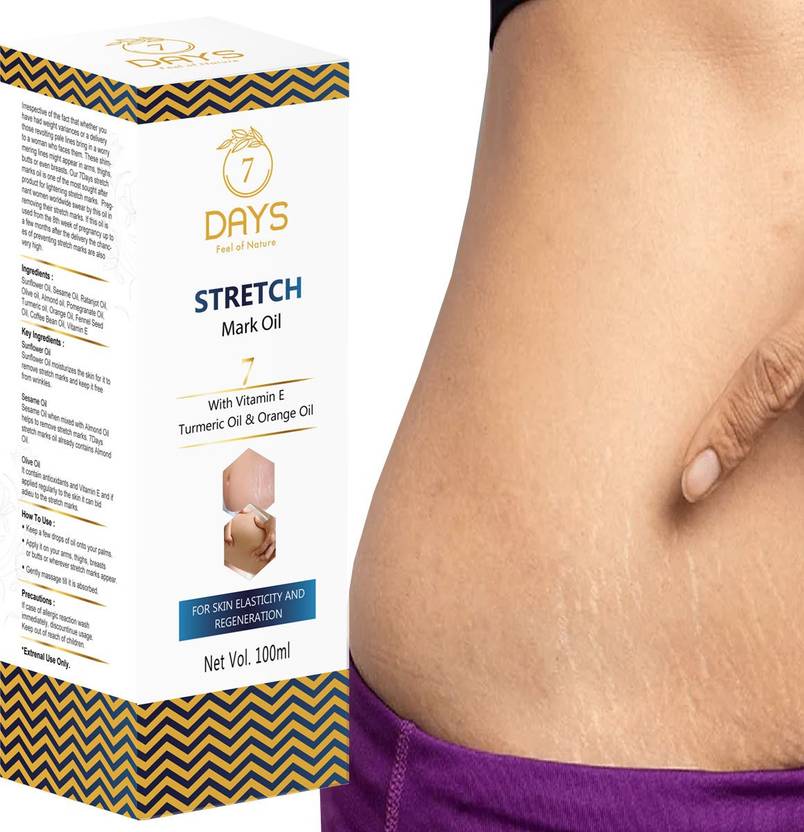 7 Days Stretch Marks Scar removal cream oil in during after pregnancy ...