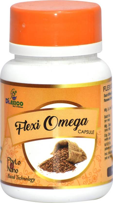 Dr.Axico Flexi Omega Capsule Control Cholesterol,Improve Heart & Lungs ...