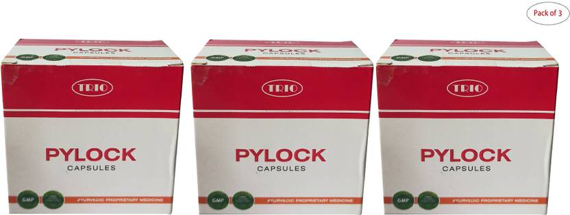 Trio Pylock Capsules, 3 Stripes, 30 Capsules Price in India - Buy Trio ...