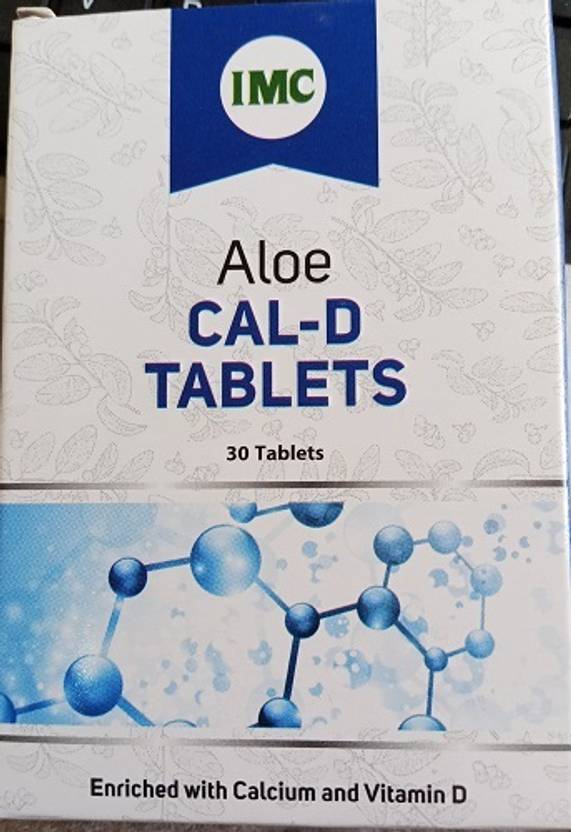 IMC ALOE CAL-D TABLET 1 PCS Price in India - Buy IMC ALOE CAL-D TABLET ...