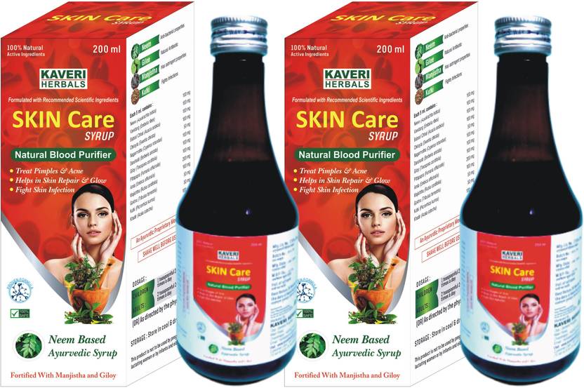 KAVERI HERBALS Skin Care Syrup Natural Blood Purifier for Glowing ... KAVERI HERBALS Skin Care Syrup Natural Blood Purifier for Glowing ...