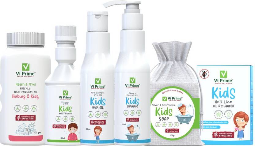 VI PRIME HEALTH AND BEAUTY Kids Combo 6 in1 | Kids Soap Mouth Wash ...