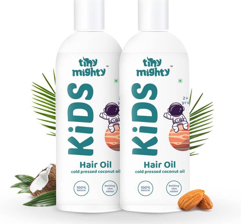 tiny mighty Kids Hair Oil, 100% Cold Pressed, Promote Hair Growth (200 ...