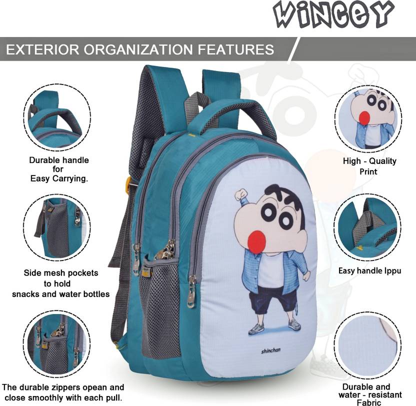 Wincey SHINCHAN_HD_Casual Backpack|School Bag 35L|College Bag Backpack ...