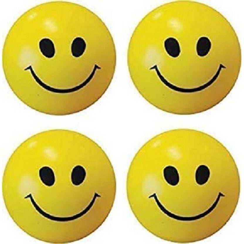 EXORNATOR Smiley Soft Balls Cute Funny Yellow Emoji Happy Smiley Face ...