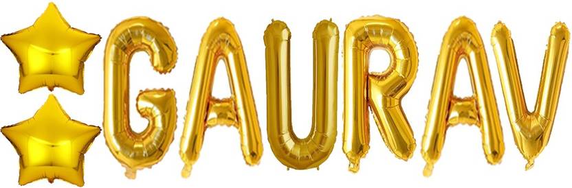 Flipkart.com | Shilpveda Solid GAURAV names banner happy birthday party ...