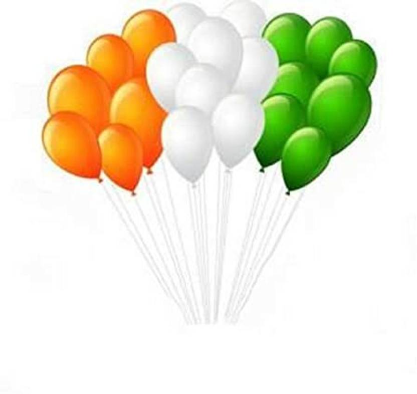 Flipkart.com | gorgeous moment Solid Metallic Tricolor Balloon India ...