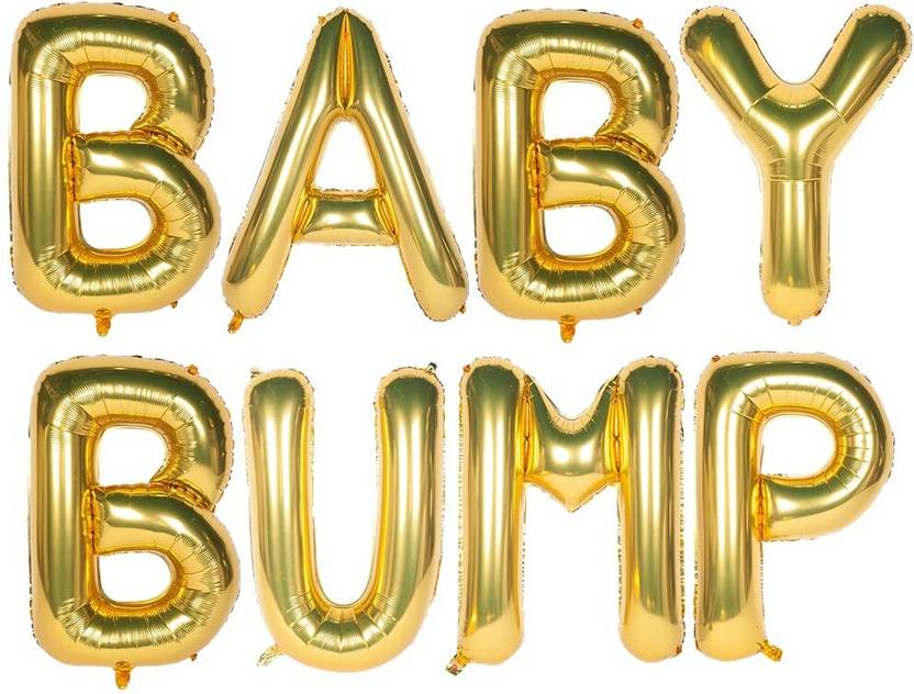 Flipkart.com | gorgeous moment Solid baby shower foil balloon- baby ...