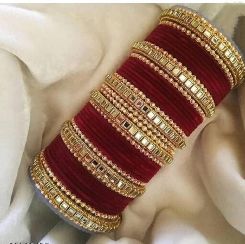 Beautiful churi set Glass Bangle Set Price in India - Buy Beautiful ...