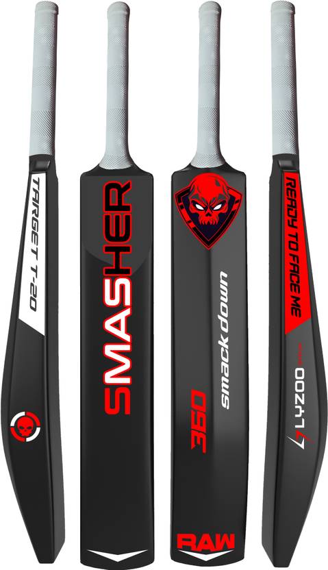 Lyzoo Plastic Cricket Bat, Hard PVC Heavy duty 15+ Age Plastic Cricket ...