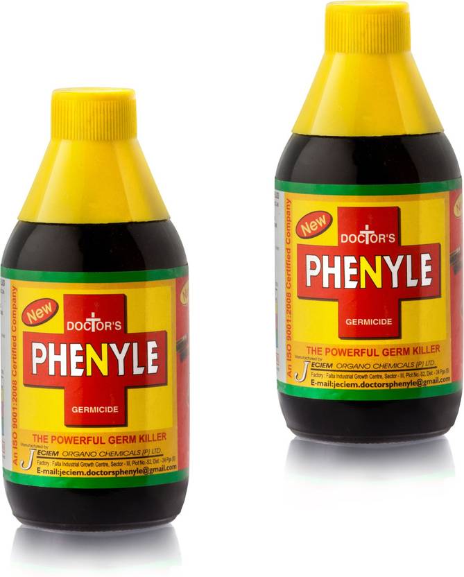 Doctor's Phenyle Black Super Disinfectant Floor, Bathroom Cleaner (450 ...