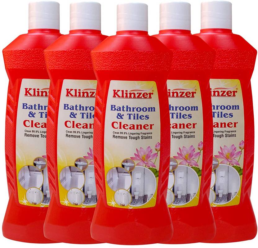 Klinzer Bathroom & Tiles Liquid Cleaner | 500 ml x 5 | Pack of 5 ...