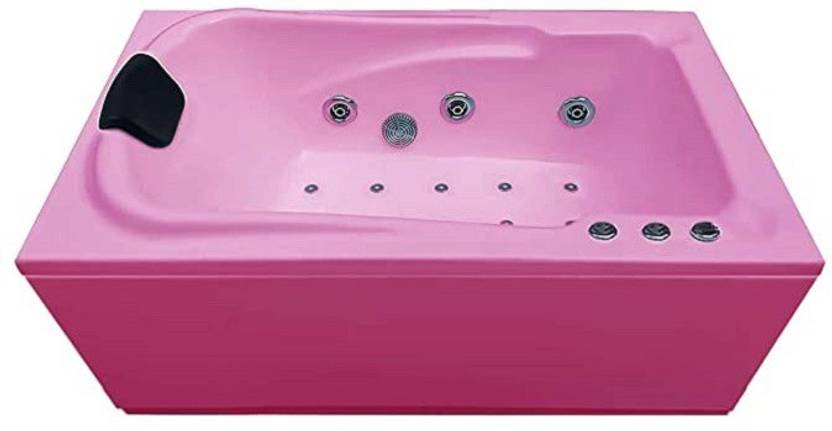 MADONNA Bonn 4.5 Feet Jacuzzi Massage With Bubble Bath - Pink Free ...