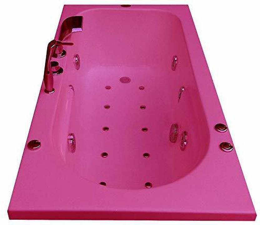MADONNA Melody 5 Ft Jacuzzi with Bubble Bath and Filler System - Pink ...