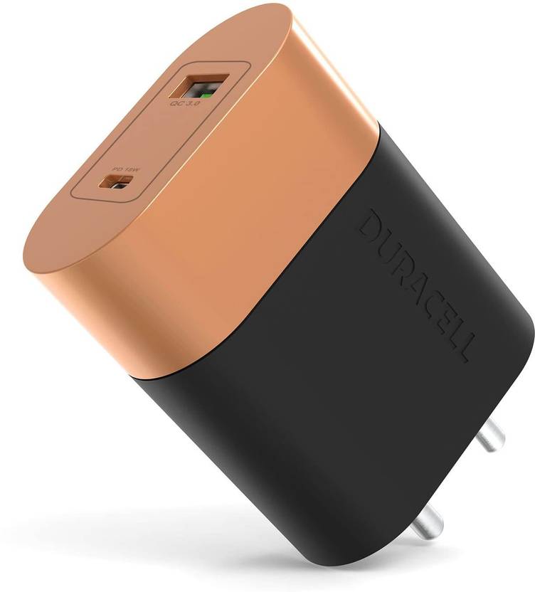 DURACELL 2.4 A Mobile Wall Charger PD & Quick Charge 36W, Fast Charging ...