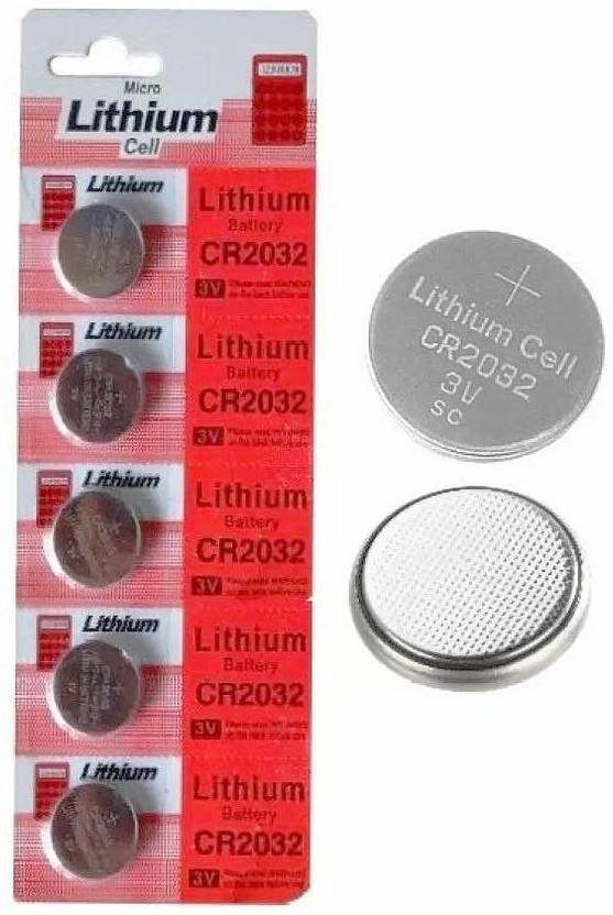 lookat Cmos 2032 Micro Lithium Cell CR2032 3V Coin Cmos Cell Cmos 5 pc ...