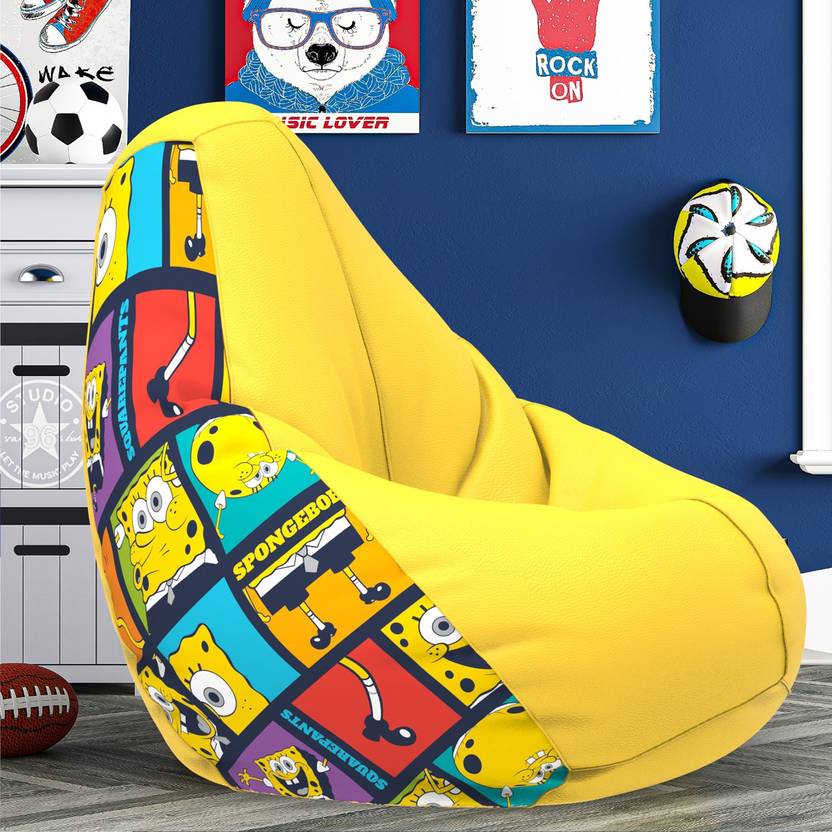 Sbsp Xxl Spongebob Bean Bag For Teens Teardrop Bean Bag With Bean