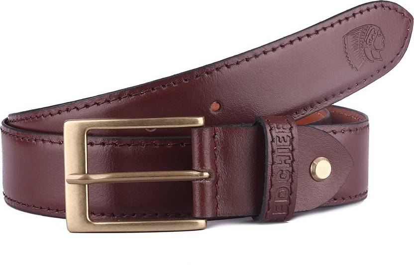 RED CHIEF Men Formal Brown Genuine Leather Belt BROWN - Price in India ...