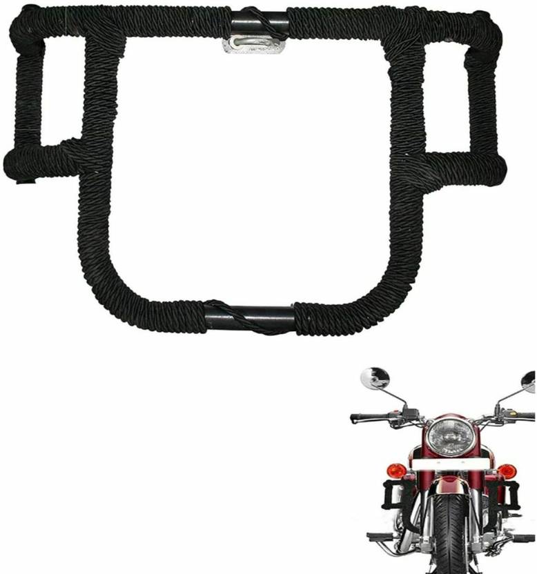 Seflipo Heavy 2 Bend Leg Guard Front Bike Safety Crash Bar-Rod with ...