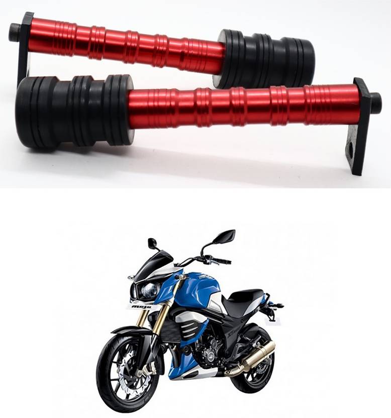 AutoTiger Red Heavy Duty CNC Frame Slider Crash Protection Guard (Frame ...