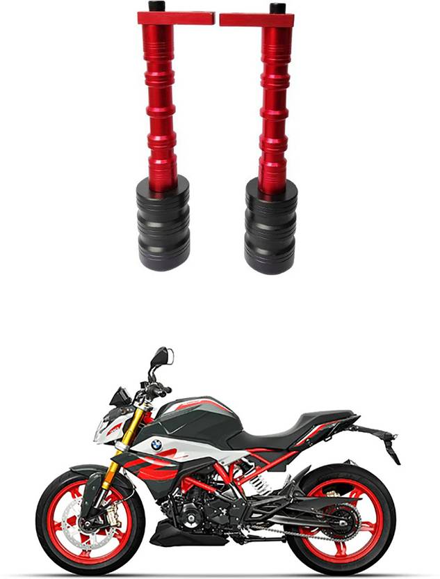 EverLand Red Heavy Duty CNC Frame Slider Crash Protection Guard (Frame ...