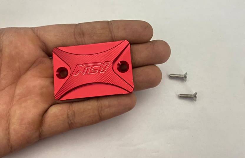 Auto MT Universal CNC RED Disk DISC Oil Cap Cover for Yamaha R15 MT15 ...