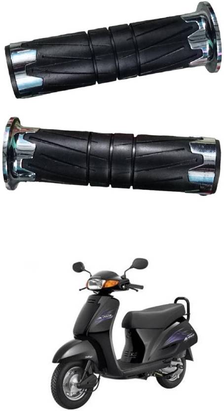 LOVMOTO Universal Bike Scooty Rubber And plastic Handle Grip Anti Slip ...