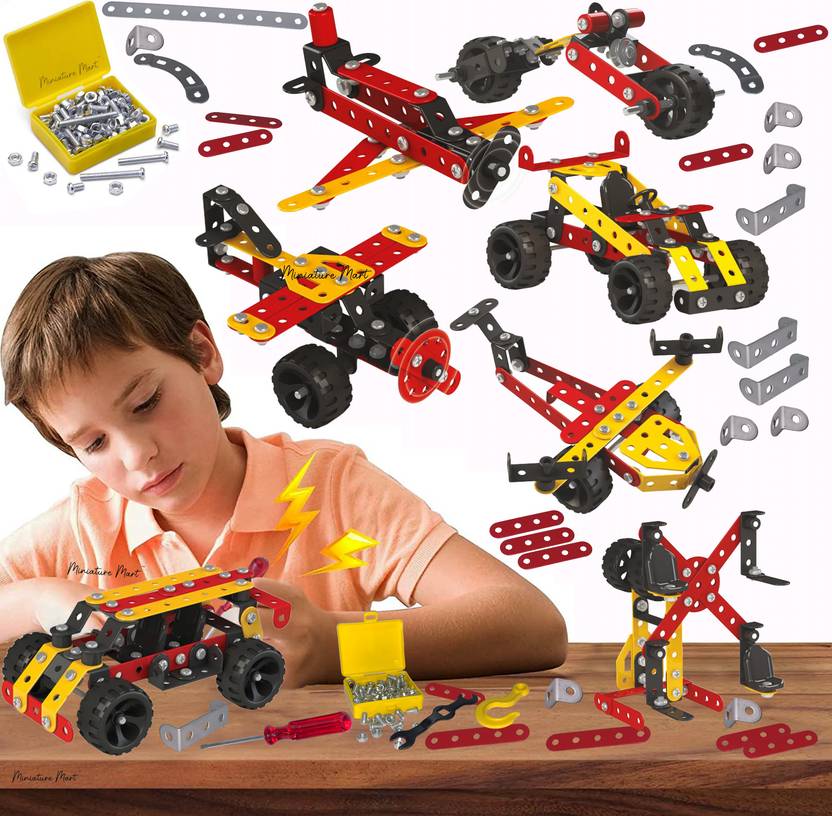 Wishmaster Building & Construction Toy Build Airplane, Bikes, Cars Make ...