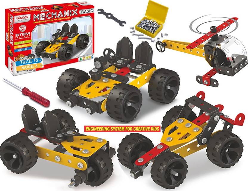Miniature Mart Kids Engineering Toy Block Construction Mechanical Toys ...