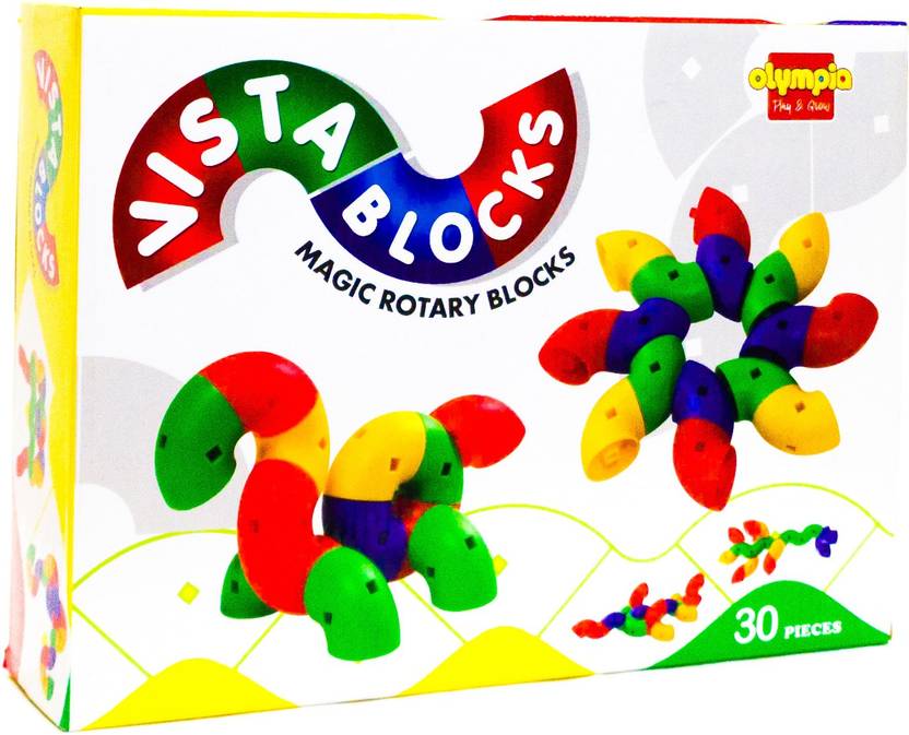 Darshan Toys Vista Blocks (Magic Rotary Blocks) (Multicolor) - Vista ...