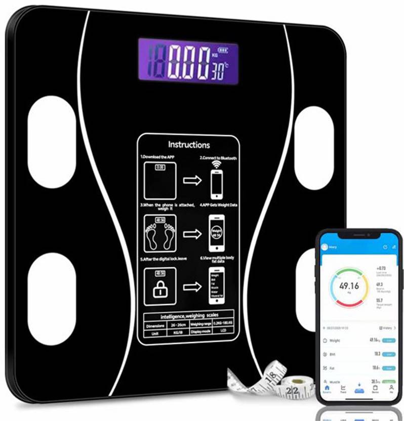 Dr care Digital Personal Weighing Scale Smart Body Composition BMI ...