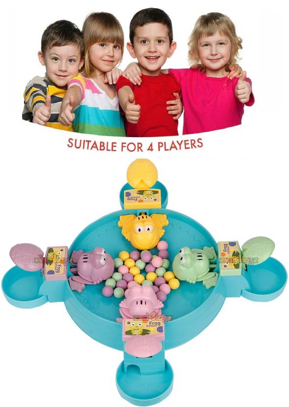 Hurray Toys Frog Board Game Multi Player Family Game for Parents Child ...
