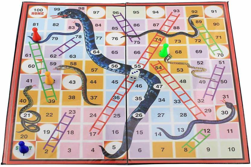 SABIRAT Magnetic Ludo With Snakes Ladders, The Complete Family Entertainer [Pack Of-1] Party ...