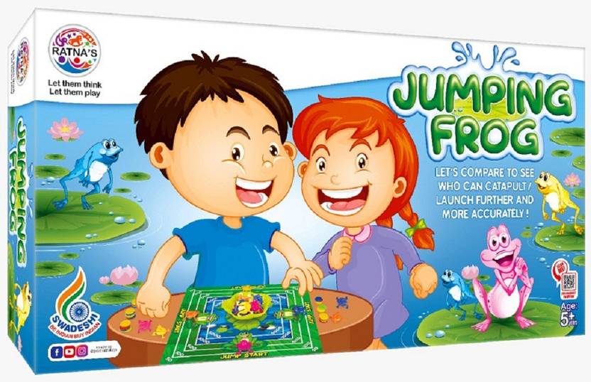 NAVRANGI Jumping Frog Board Game for Kids As Well As Adults Party & Fun ...