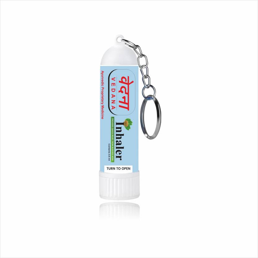 NIDHI AYURVEDIC Vedana Inhaler For Blocked Nose & Runny Nose, Nasal ...