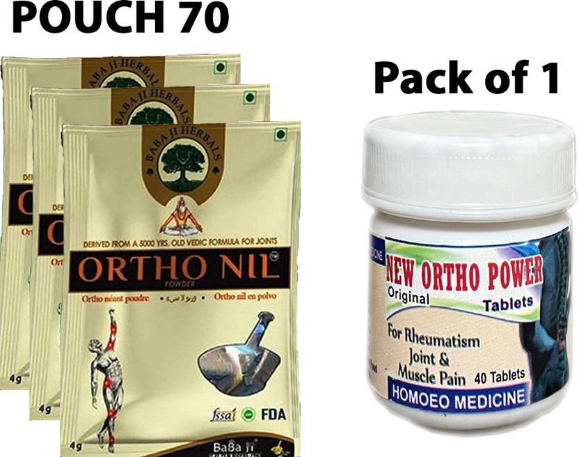Greenstone 70 orthonil powder For Joint Pain + 1 New Ortho Power Tablet ...