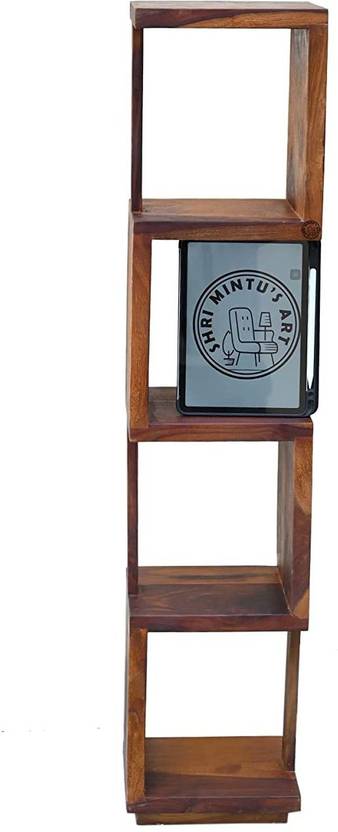 SHRI MINTU'S Sheesham Wood Corner Ladder| Decorative 4 Tier Ladder ...