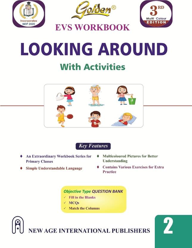 Golden EVS Workbook Looking Around with Activities (Based on NCERT Textbook) for Class -2: Buy ...