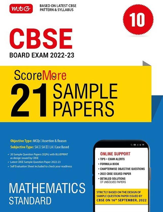 MTG CBSE ScoreMore 21 Sample Papers Class 10 Mathematics Standard Book ... MTG CBSE ScoreMore 21 Sample Papers Class 10 Mathematics Standard Book ...