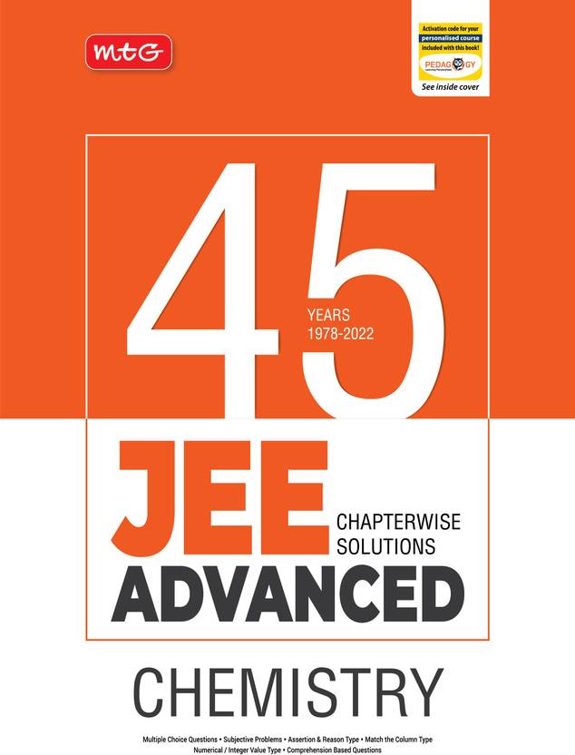 MTG 45 Years JEE Advanced Previous Years Solved Papers with Chapterwise ...