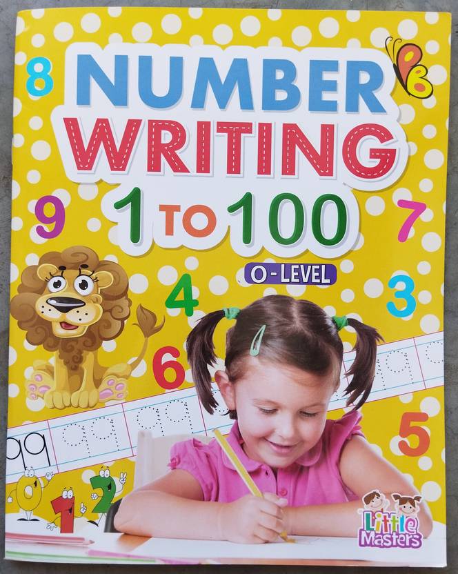 Number Writing Book 1 to 100 for all Kids ( 0 - Level) , Early Learning ...