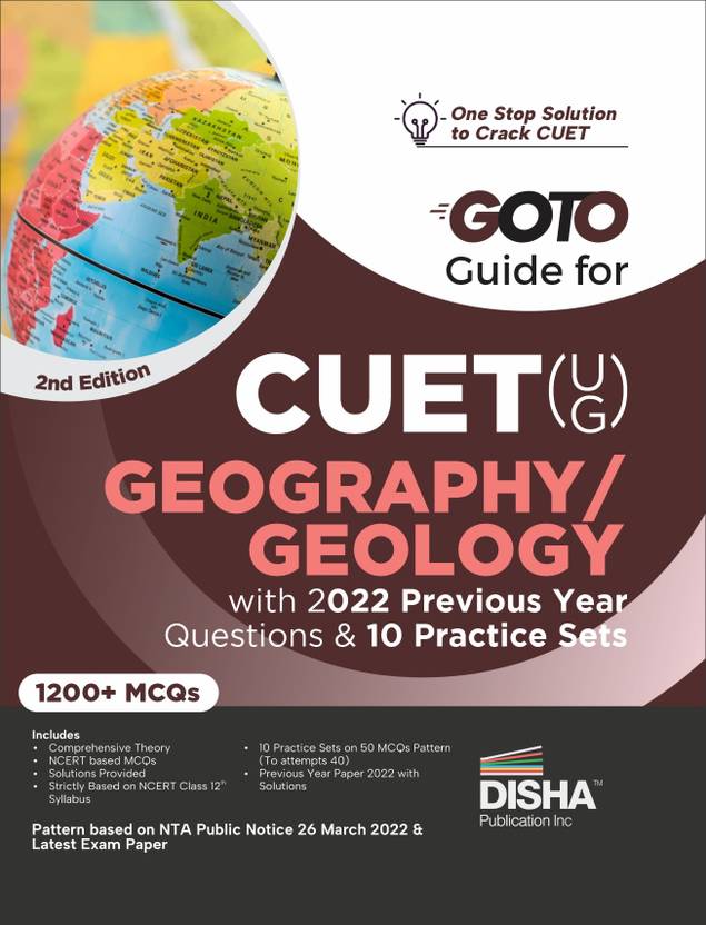Go To Guide for CUET (UG) Geography/ Geology with 2022 Previous Year ...