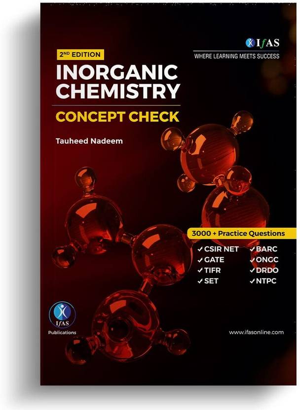 CSIR NET Inorganic Chemistry Concept Check Solved Questions Bank Book ...