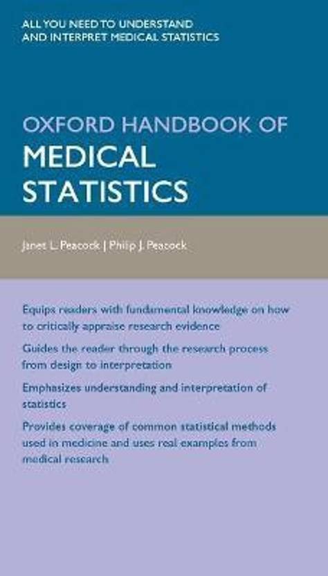 Oxford Handbook of Medical Statistics: Buy Oxford Handbook of Medical ...