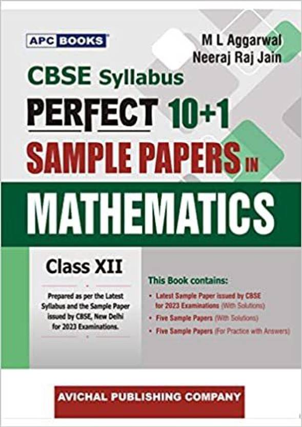 APC Perfect 10+1 Sample Papers in Mathematics Class XII CBSE Exam 2022 ...