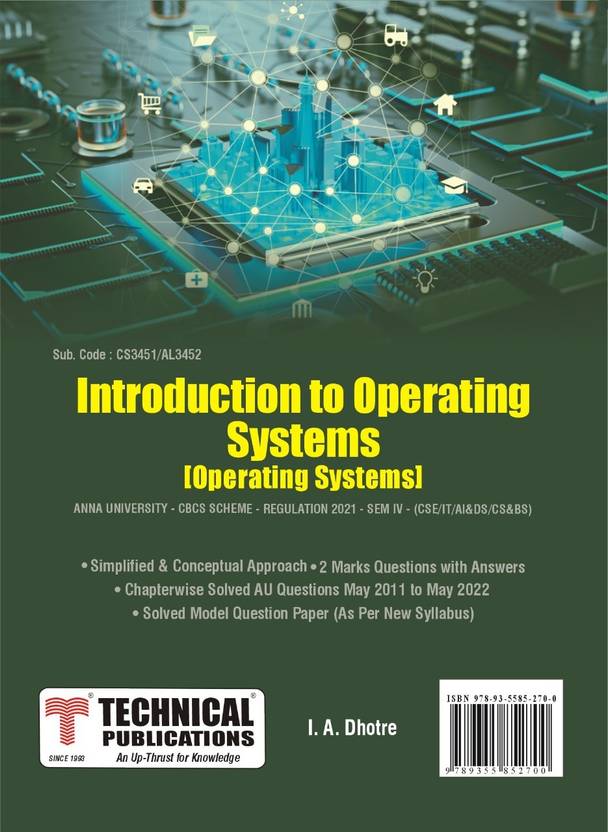 Introduction to Operating Systems for BE Anna University R21CBCS (IV ...