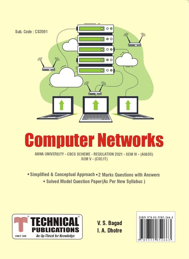 Computer Networks For Be Anna University R21cbcs Iv Aiandds Cs3591 Buy Computer Networks