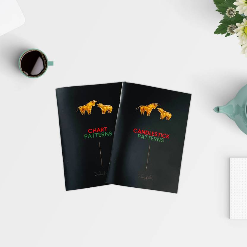 Candlestick patterns book and Chart Patterns books Combo (A6 Size ...